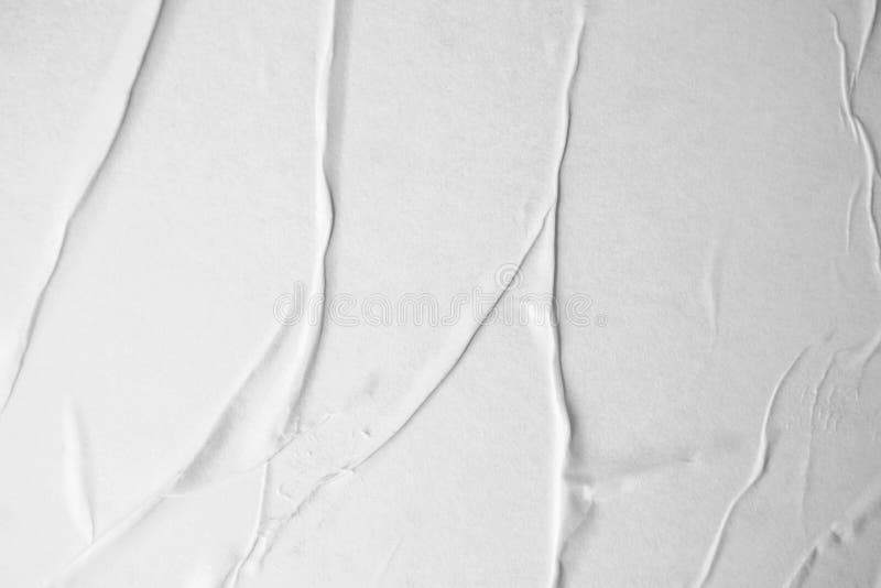 Texture of White Creased Paper, Closeup View Stock Photo - Image of ...