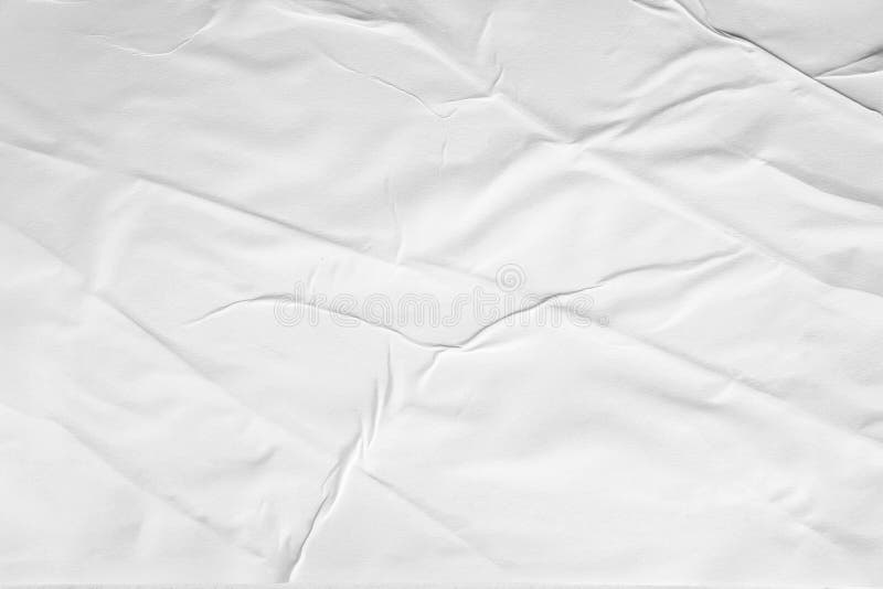 Texture of White Creased Paper, Closeup View Stock Image - Image of ...