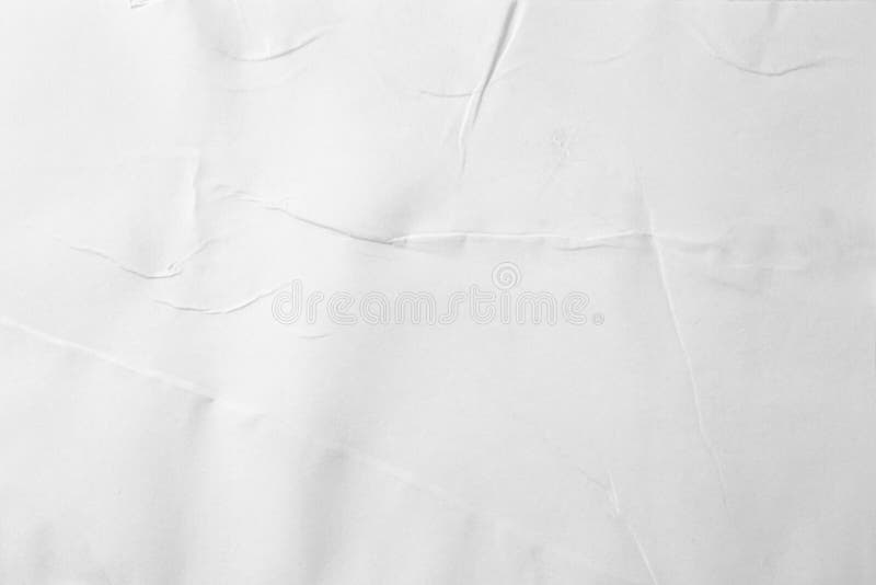 Texture of White Creased Paper, Closeup View Stock Image - Image of ...
