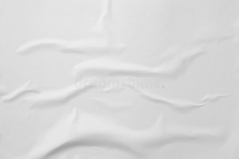 Texture of White Creased Paper, Closeup View Stock Image - Image of ...