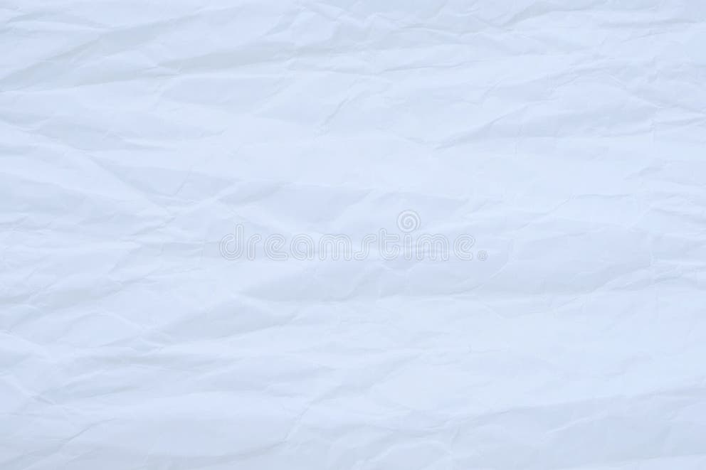 Texture of White Crumpled Paper for Background Stock Image - Image of ...