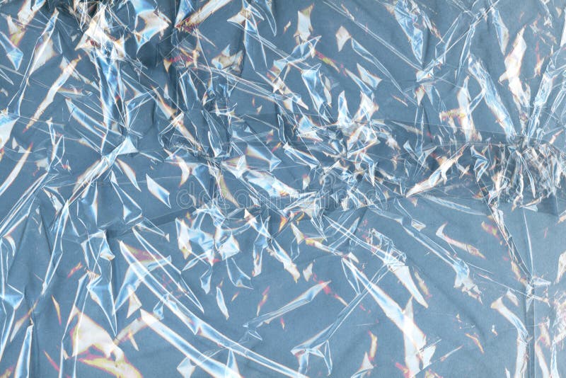 The Texture of White Crumpled Plastic Bag Texture. Stock Image - Image ...