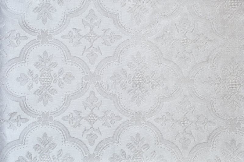 The Texture on the White Fabric. Pattern for Decoration. Stock ...