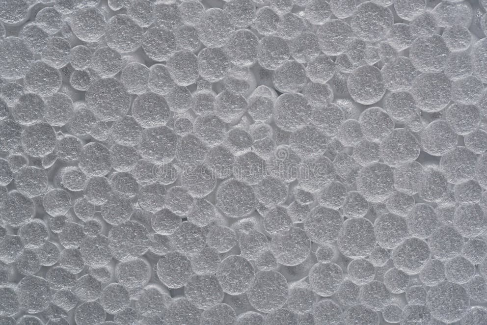 Texture of White Foam Plastic. Textured Background. Stock Photo - Image ...
