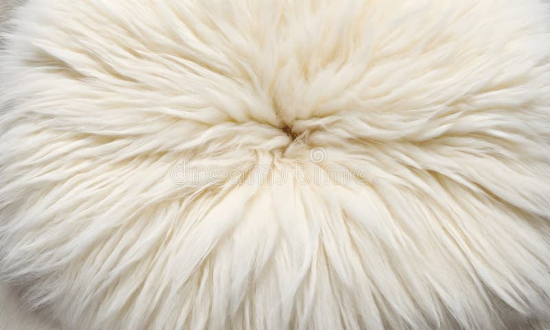 The Texture of White Fur in Light Beige Tones Stock Photo - Image of ...