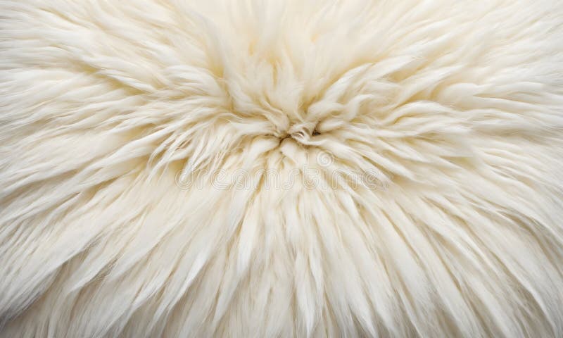 The Texture of White Fur in Light Beige Tones Stock Image - Image of ...