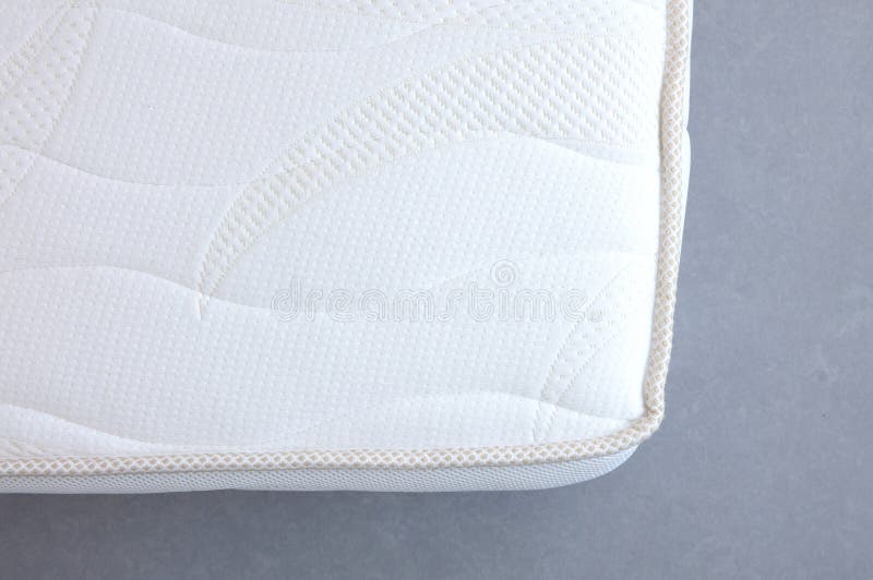 Texture of White Mattress Bed Background Stock Photo - Image of clean ...