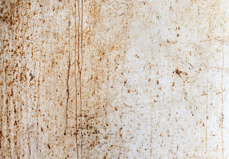 Texture White Metal Wall with Rust Stains Stock Image - Image of ...