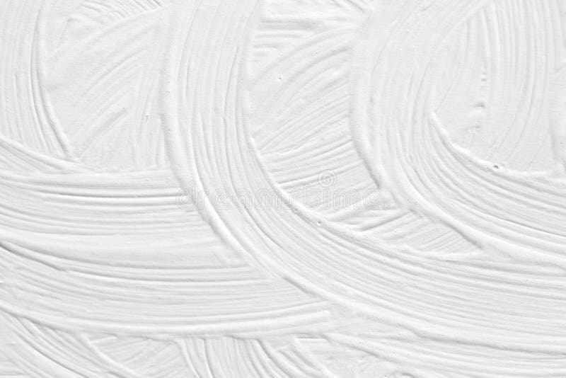 Texture of White Paint with Handmade Brush Strokes, Decor Elements for ...