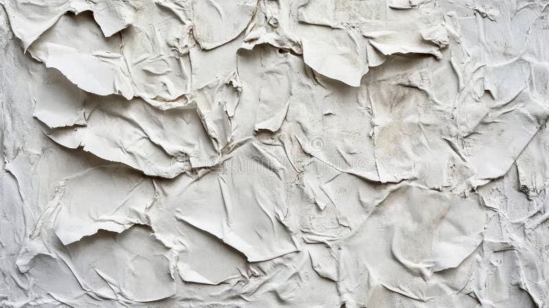 Texture of a White Paper Mache Surface with a Mix of Materials Offering ...