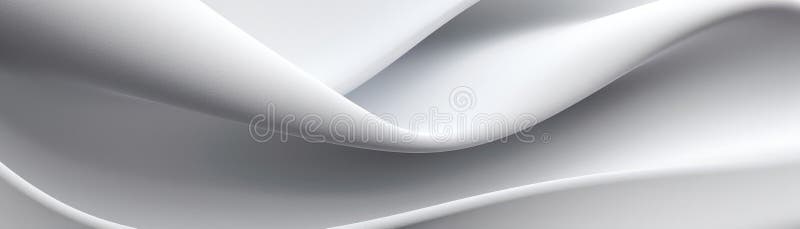 Texture White Paper Strict Smooth Curves Minimal Style Panoramic Banner ...
