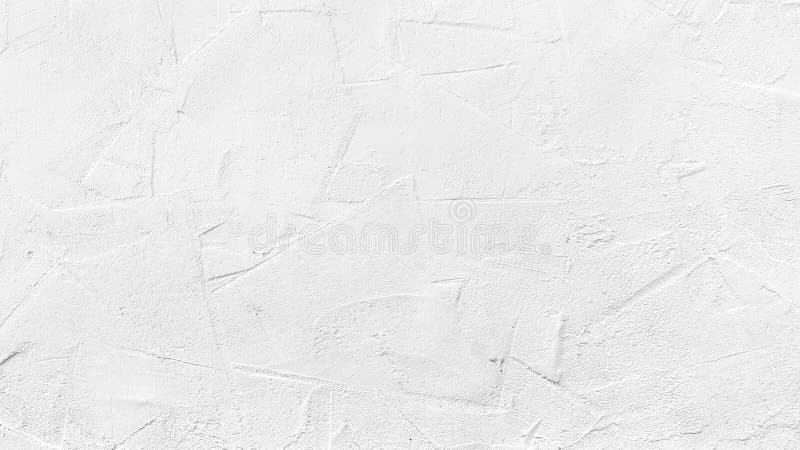 Texture of White Plaster on a Concrete Wall Handmade. Construction ...