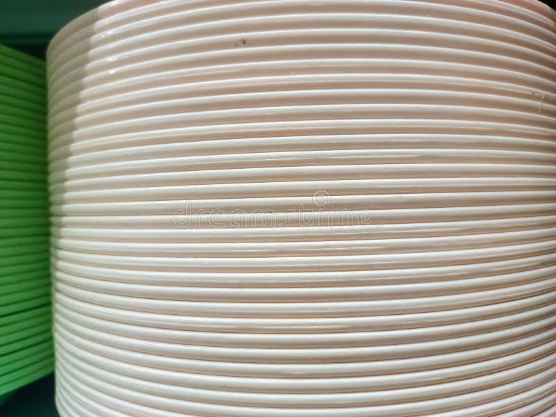 Texture of White Plastic Plates Stock Photo - Image of dinner, flooring ...