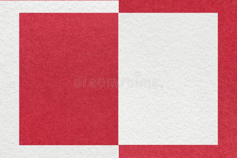 Texture of White and Red Paper Background with Geometric Shape and ...