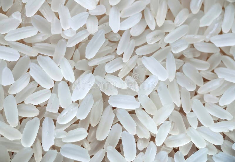 A Texture of White Rice, Close-up Stock Photo - Image of organic ...