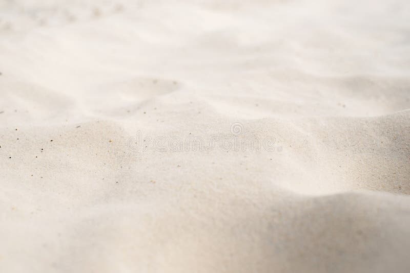 The Texture of White Sand in Perspective. Stock Image - Image of beige ...