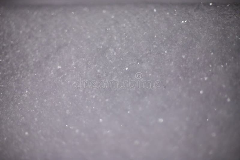 Texture of White Snow Sparkling in the Dark Stock Photo - Image of ...