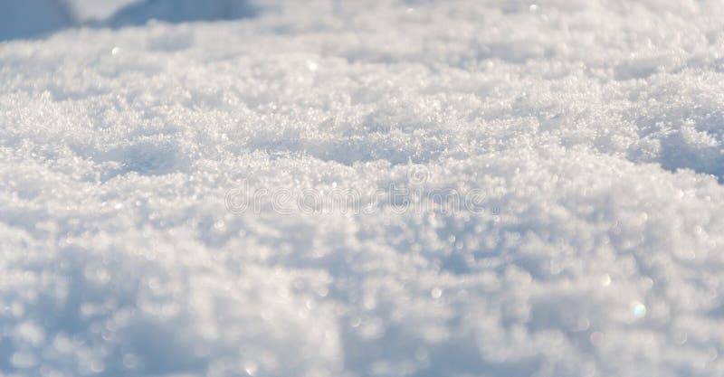 Texture of White Snow Sparkling in the Sun. Background of Snow Stock ...