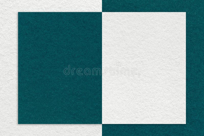 Texture White and Teal Paper Background with Geometric Shape and ...