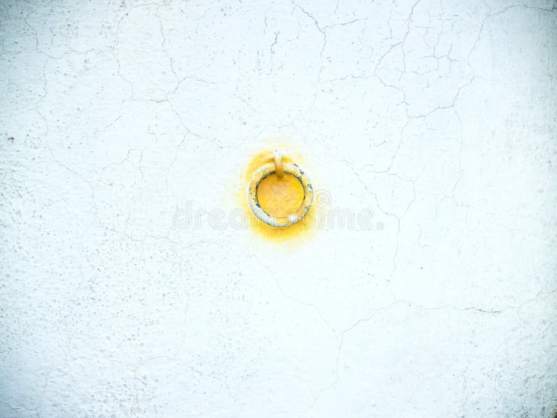 Texture of a White Wall with a Ring Stock Image - Image of house ...