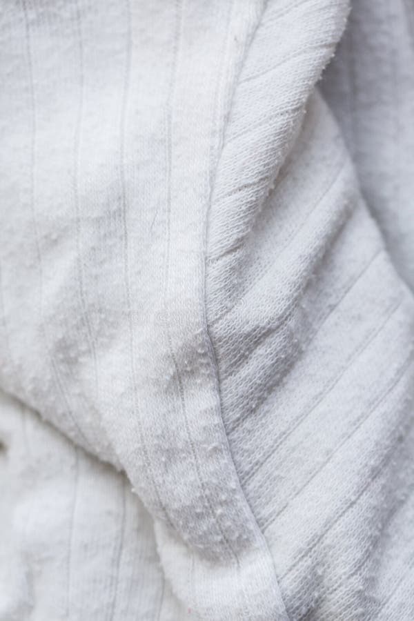 The Texture of a White Warm Fabric in Macro View Stock Image - Image of ...