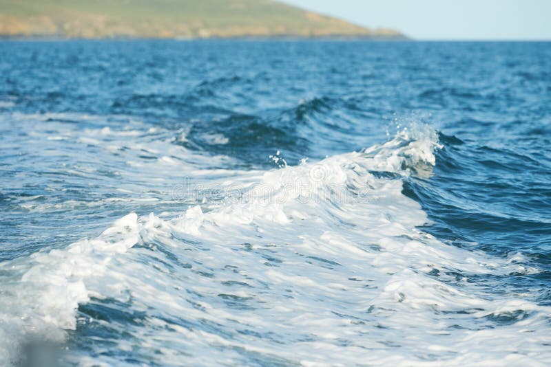 Texture of White Wave in the Ocean. Stock Photo - Image of natural ...