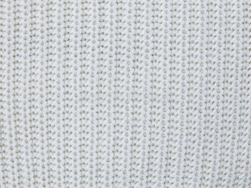 Texture of White Woolen Fabric, Knitted Texture of Clothes Made of ...