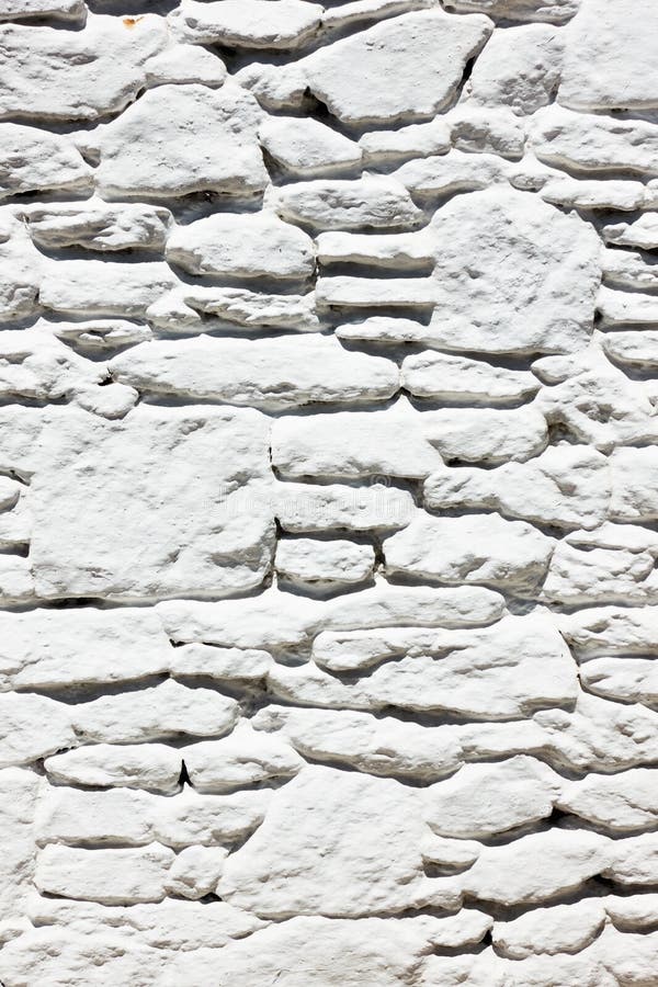 Whitewashed stone wall stock photo. Image of materials - 33477628