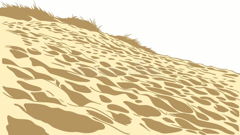 Texture of Wind Swept Sand Dunes Illustration, Vector Design Generative ...