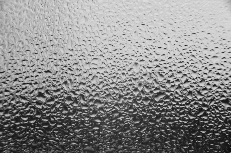 Texture on the Window Made of Condensation and Water Drops Stock Image ...