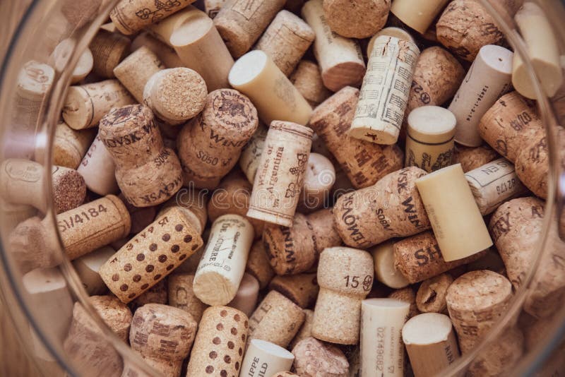 Texture of Wine Corks Closeup. Wine Bar Backdrop Stock Photo - Image of ...