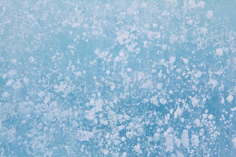 Texture of Winter Ice Surface. Blue Natural Ice Background Stock Image ...