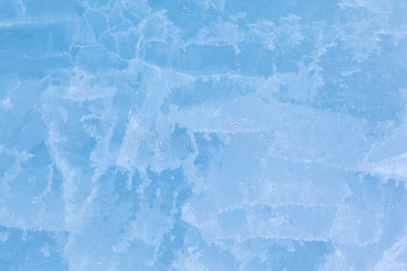 Texture of Winter Ice Surface. Blue Natural Ice Background Stock Photo ...