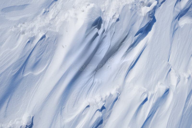 Texture of Winter Snow Surface. Blue Natural Snow Background Stock ...