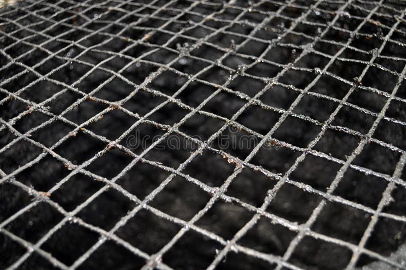 Close-up On A Mesh-shaped Ceramic Catalyst Composed Of Precious Metals ...