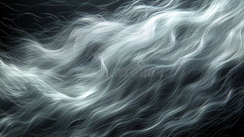 Texture of Wispy Strands of Wind Dancing in the Air Stock Image - Image ...