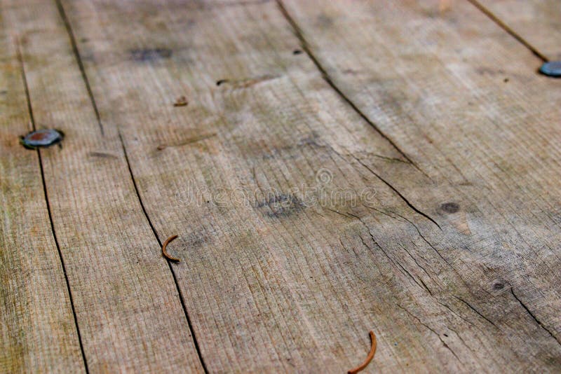 Texture Wood Background Nature with Iron Pieces Stock Photo - Image of ...