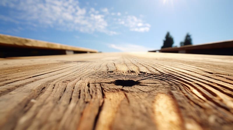 Texture Wood Surface Perspective Stock Illustration - Illustration of ...