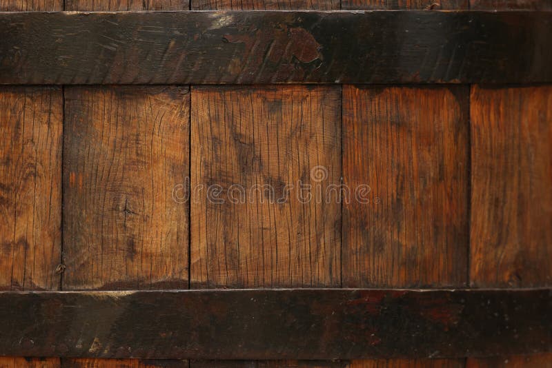 Texture of Wooden Barrel As Background, Closeup Stock Photo - Image of ...