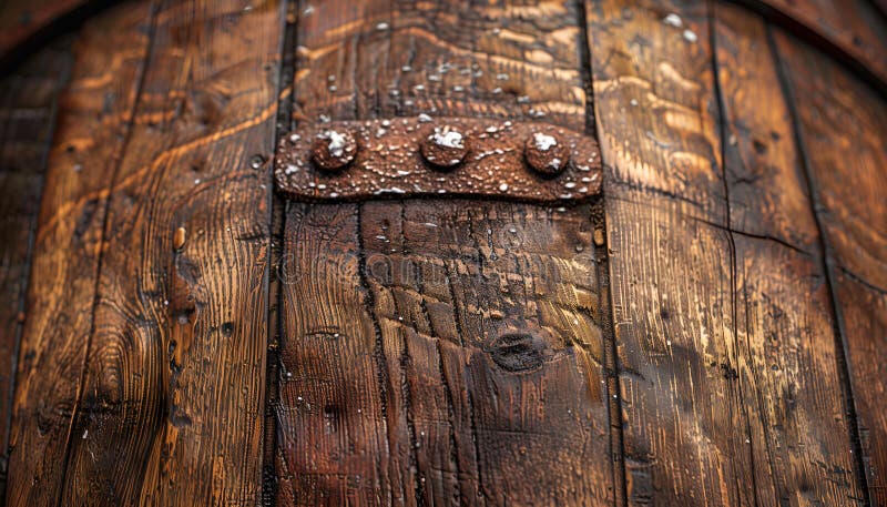 Texture of Wooden Barrel As Background Stock Illustration ...