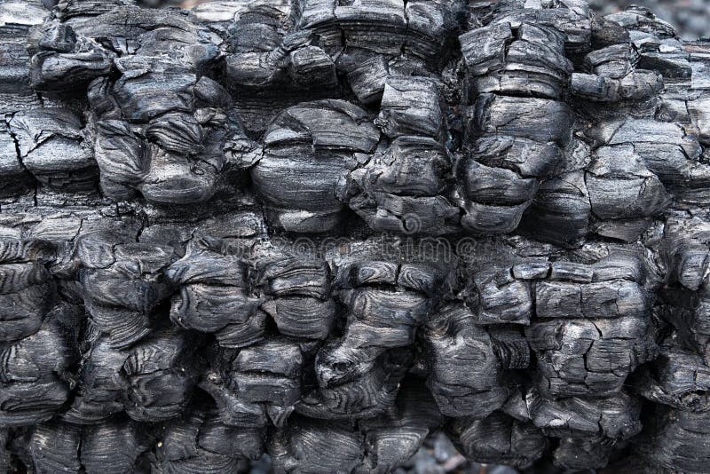 The Texture of a Wooden Beam after a Fire Stock Photo - Image of beam ...