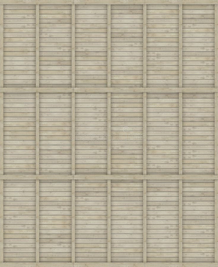 Wooden Beams on a Concrete Surface. Top View. 3D Visualization ...