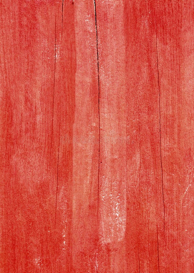 Texture of Wooden Plank Painted with Red Paint Stock Photo - Image of ...