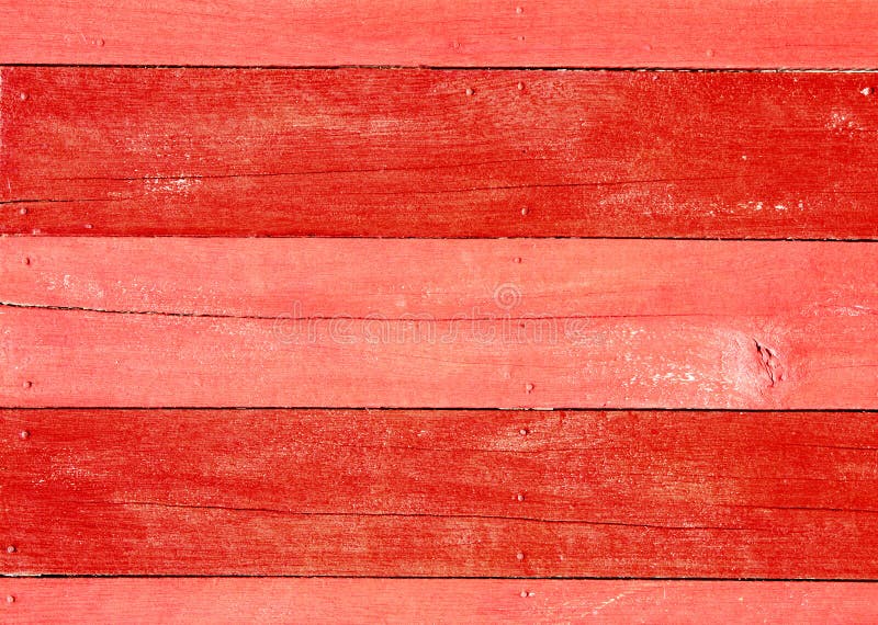 Texture of Wooden Planks Painted with Red Paint Stock Image - Image of ...