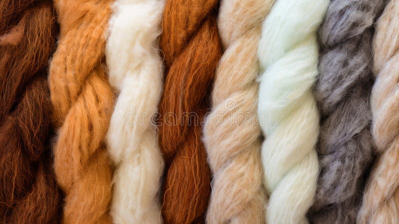 The Texture of the Wool with a Harmonious Combination of Natural Colors ...