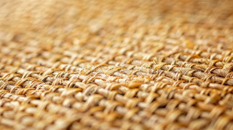 The Texture of the Woven Straw Mat is Both Rough and Smooth with Tiny ...