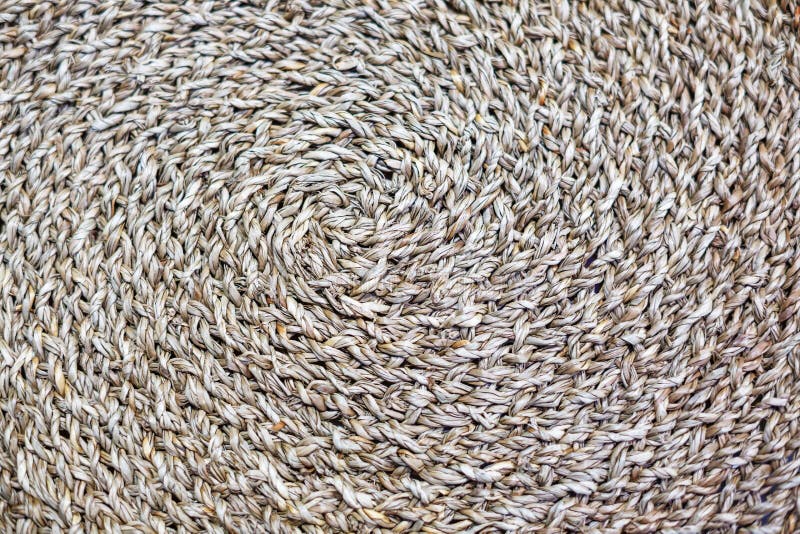 Texture of Woven Straw Tablecloth Stock Photo - Image of cuisine ...