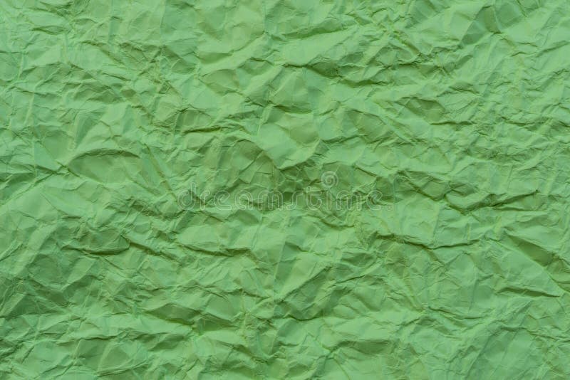 Texture of Wrinkled Green Paper Stock Image - Image of textured, dirty ...