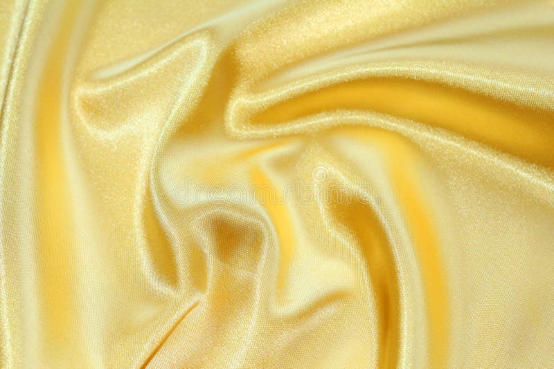 The Texture of the Yellow Material. Bright Yellow Silk Stock Image ...