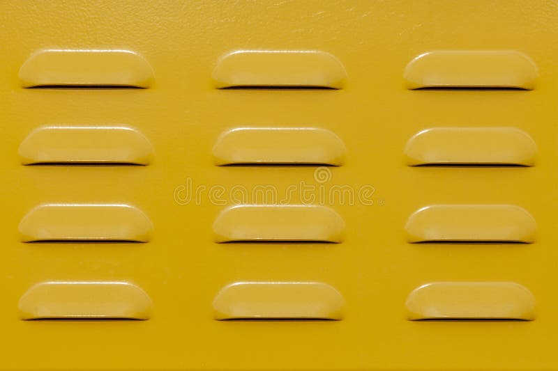 Texture - Yellow Metal Plate with Ventilation Holes Stock Image - Image ...